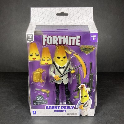 FORTNITE AGENT PEELY Ghost Legendary Series 6” Action Figure 8 Piece ...