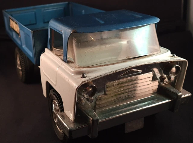 VINTAGE TRI-ANG HI Way Truck Pressed Steel Blue & White 1960's £21.51 ...