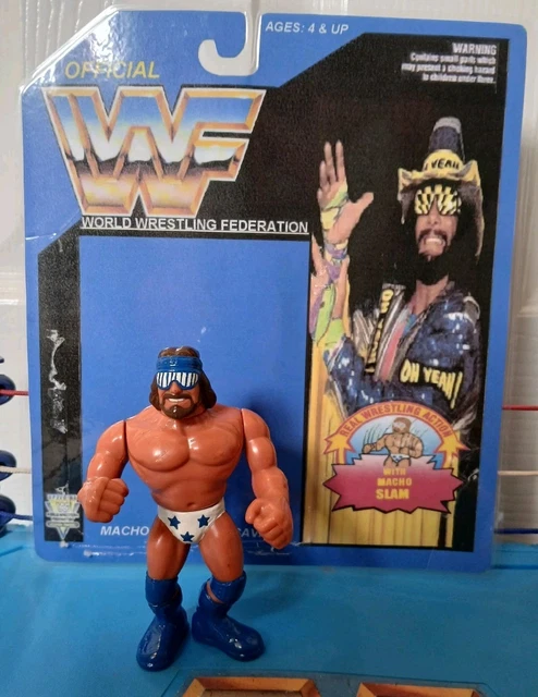 WWF HASBRO MACHO Man Randy Savage blue Custom Figure £16.32 - PicClick UK