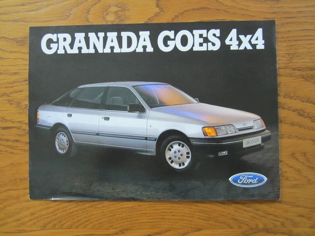 ORIGINAL MOTORING SALES brochure, The new Ford Granada 4x4, 1985 £4.49 ...