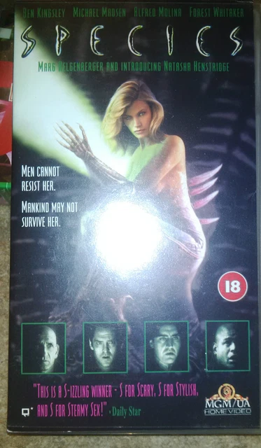 SPECIES (FILM) VIDEO cassette tape VHS EUR 2,35 - PicClick FR