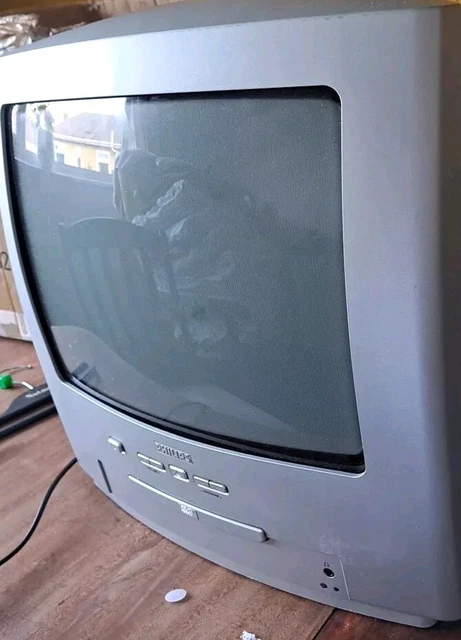 14 INCH PHILIPS CRT Retro Gaming TV DVD COMBO NOT WORKING SEE ...