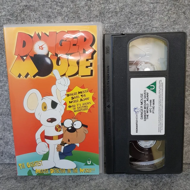DANGER MOUSE SAVES The World Again! Rare VHS Cosgrove Hall Video Tape ...