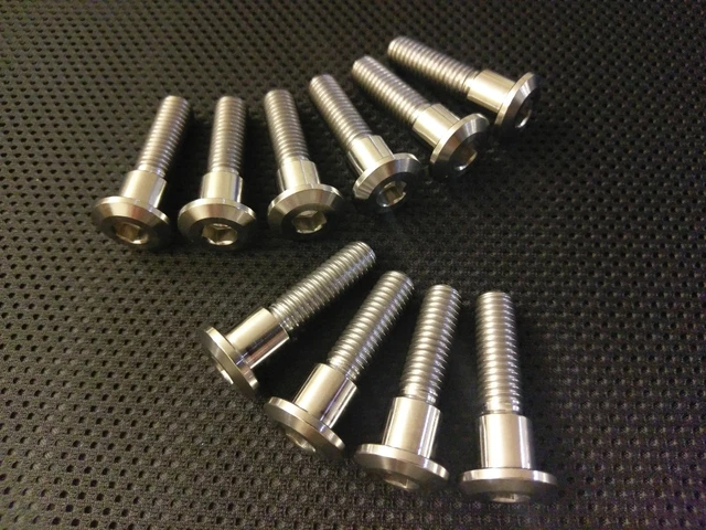 SUZUKI GSXR1100 TITANIUM Front Disc Bolts 86-98 GSX1100R Ti Rotor Bolts ...