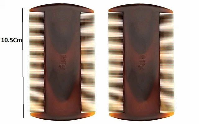 2X LICE COMB Double Sided Nit Combs for Head Lice Detection $18.68 ...