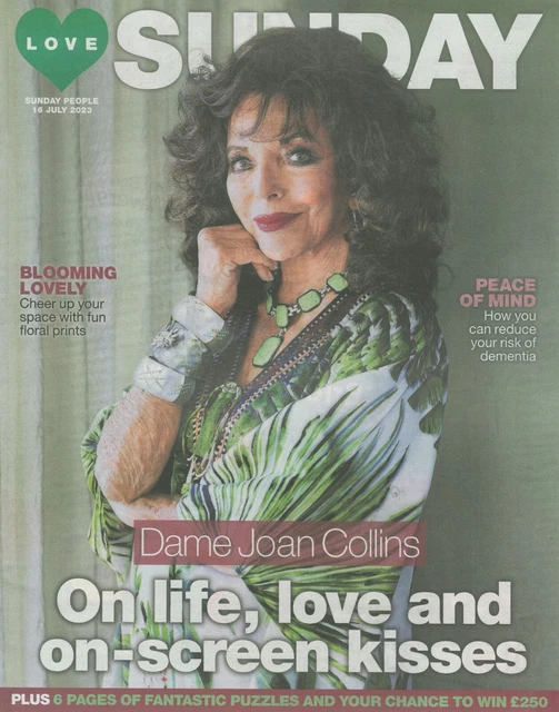 LOVE SUNDAY MAGAZINE: Joan Collins, Helen Skelton, Barbie, Bill Bailey ...