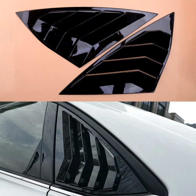 REAR WINDOW LOUVERS Blinds Side Tuyere Louvers Vent Fit For VW Jetta A7 ...