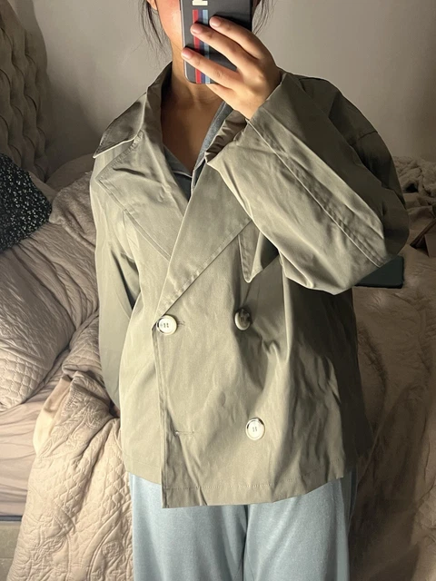 SHORT TRENCH COAT £13.47 - PicClick UK
