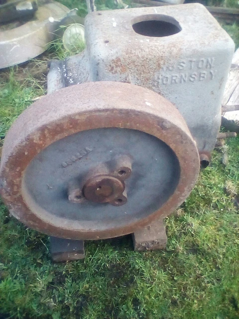 RUSTON HORNSBY PB 1.5hp stationary engine barn find spares or repairs £ ...