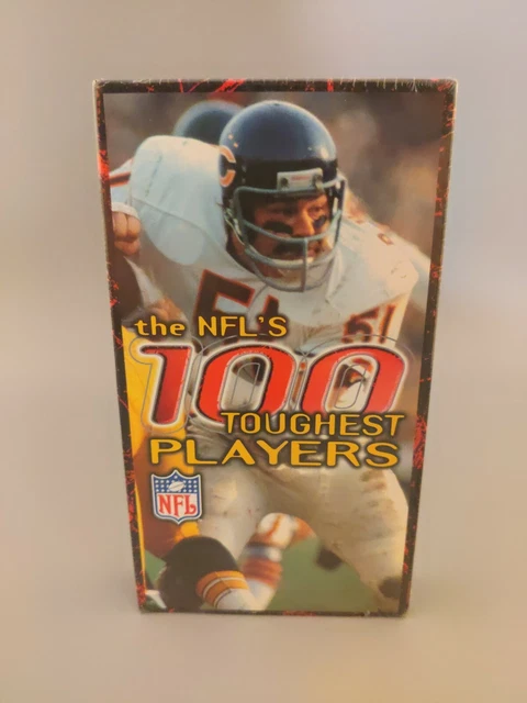 THE NFL 100 Toughest Players VHS Videotape Walter Payton Ronnie Lott ...