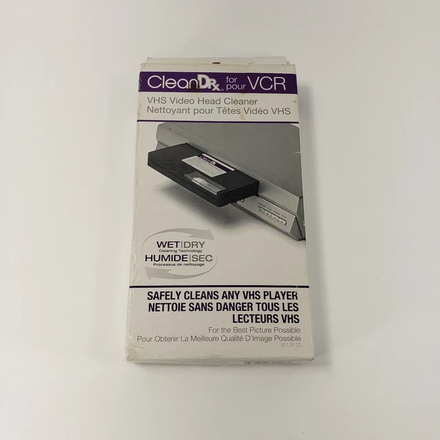 Vhs Rewinder Progo VCR Head Cleaner - VHS Head Cleaner For VHS/VCR ...