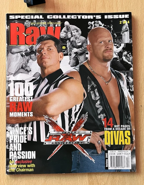 WWE WWF RAW Magazine 2002 Vince McMahon Stone Cold Special Collectors ...