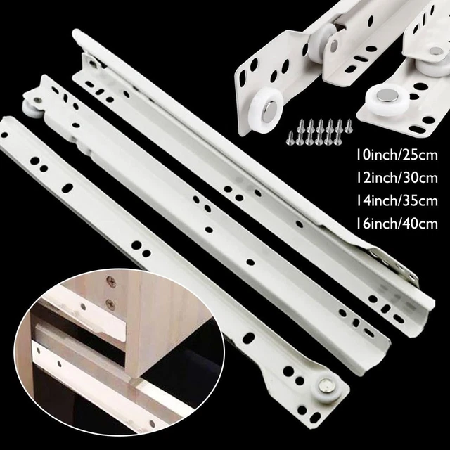 CABINET RAILS CABINETS Keyboard Roller Computer Table Chute Drawer ...
