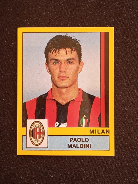 FIGURINA CALCIATORI PANINI 1988/89 - Paolo Maldini # 205 EUR 24,99 - PicClick FR
