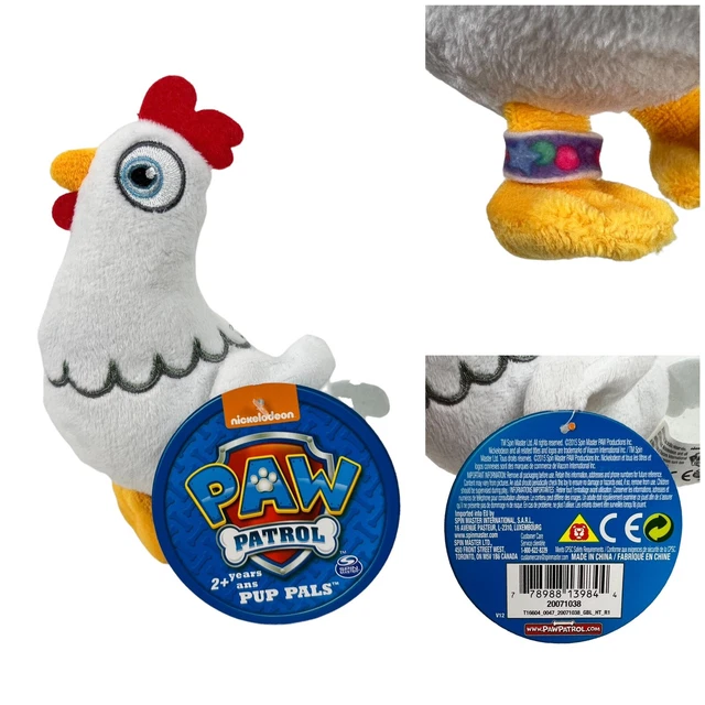 PAW PATROL NICKELODEON Chickaletta Plush Chicken Spin Master 2015 ...