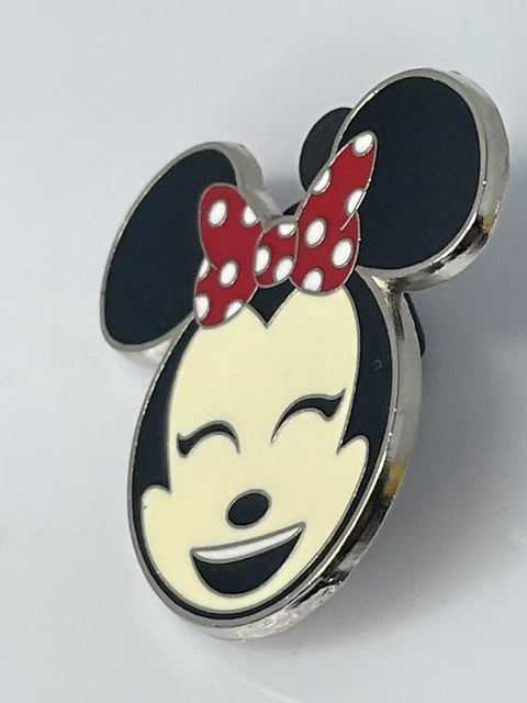 DISNEY MINNIE MOUSE Emoji Face Laughing Smiling WDW Parks Pin Trading £ ...