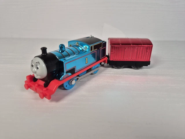 THOMAS AND FRIENDS Trackmaster Train Shiny Metallic Thomas And Metallic ...