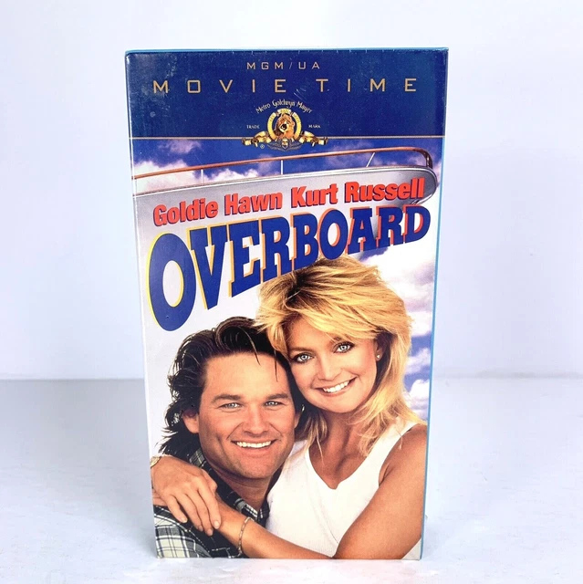 VINTAGE OVERBOARD MOVIE VHS Kurt Russell Goldie Hawn New Factory Sealed ...