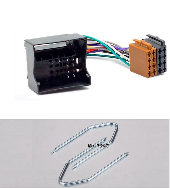 CABLE ADAPTATEUR ISO Autoradio Citroen C2 C3 C4 + Cle Extracteur EUR 13 ... CABLE ADAPTATEUR ISO Autoradio Citroen C2 C3 C4 + Cle Extracteur EUR 13 ...