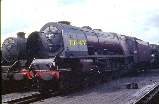 ORIGINAL COLOUR SLIDE of 6999 WR Hall class steam loco £4.99 - PicClick UK