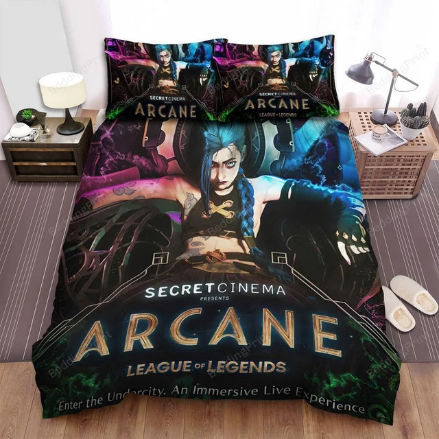 ARCANE POWDER POSTER Quilt Duvet Cover Set King Queen Bedspread Doona ...