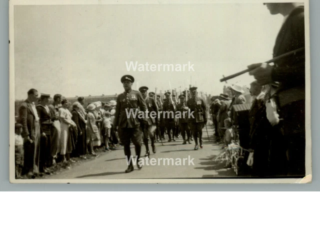 1518. BRITISH ARMY Parade. Interwar. Asian Looking Soldiers Malaya ...