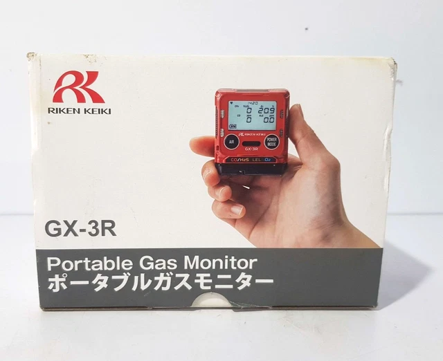 RK RIKEN KEIKI Portable Gas Monitor Gx-3R / By Dhl / Fedex EUR 495,13 ...
