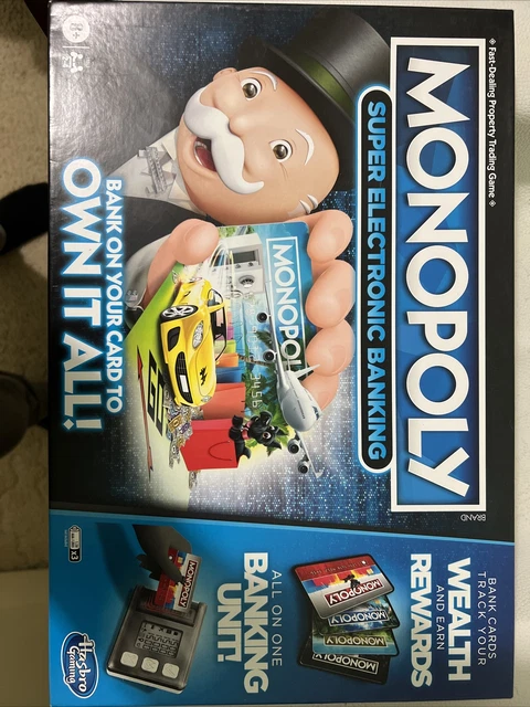 HASBRO MONOPOLY SUPER Electronic Banking complete board game 2020 $35. ...