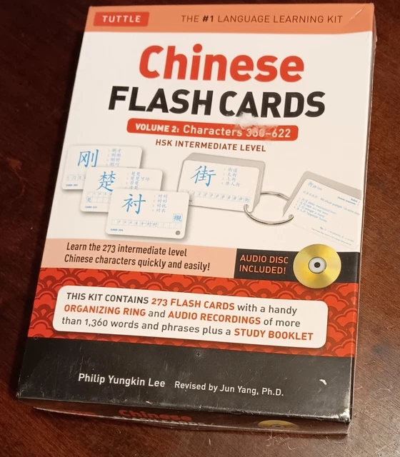 CHINESE FLASH CARDS Kit Volume 2: HSK Levels 3 & 4 Intermediate Level ...