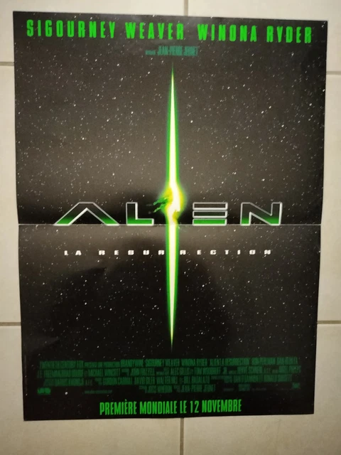 ALIEN LA RESURRECTION Sigourney Weaver Affiche cinéma French movie ...