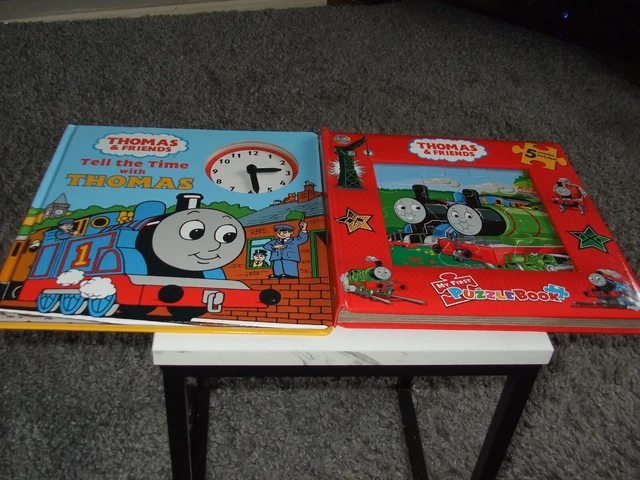 THOMAS AND FRIENDS My First Puzzle Book & Tell The Time With Thomas ...