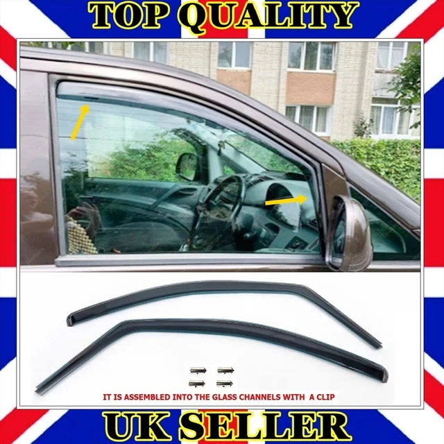 WINDOW VISOR WIND Deflector with clips For MERCEDES VITO W639 VIANO ...