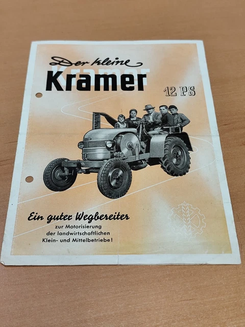 KRAMER 12 PS prospekt tractor brochure K EUR 9,90 - PicClick DE