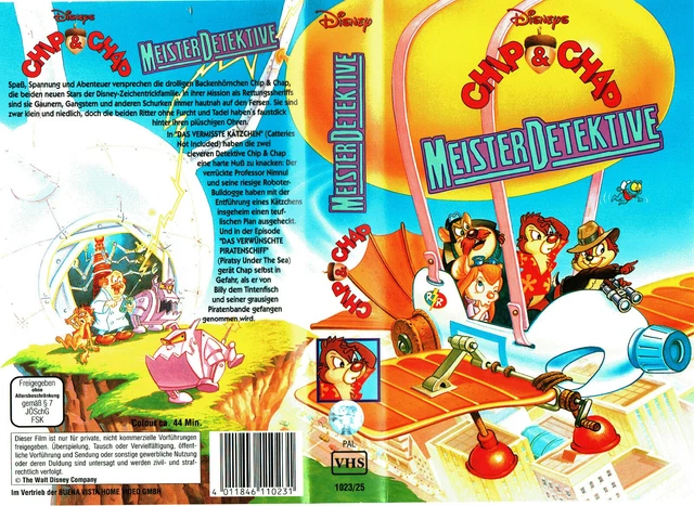 (VHS) CHIP & Chap - Meisterdetektive (Walt Disney) EUR 10,00 - PicClick DE