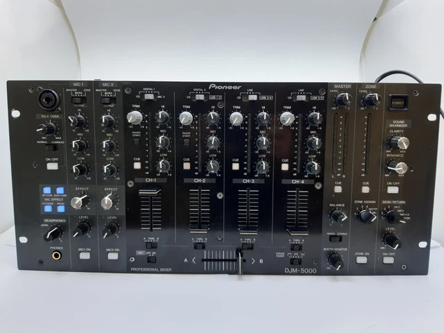 PIONEER DJM-5000 4-CHANNEL 19-inch rack mountable digital mixer EUR 457 ...