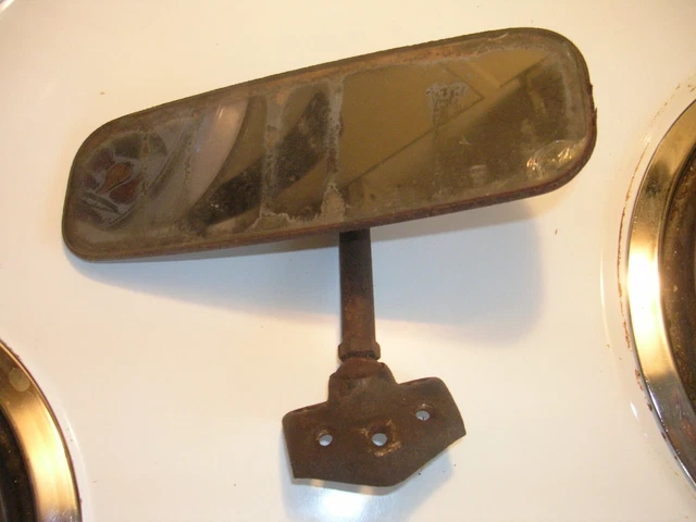 ORIGINAL VINTAGE 1940'S -1950's Ratrod Rat Rod Interior Rear View ...