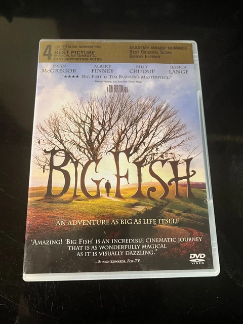 BIG FISH DVD 2004 Ewan McGregor, Albert Finney, Billy Crudup $0.99 ...