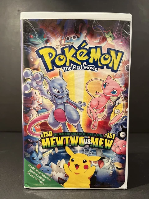 POKÉMON THE FIRST Movie: Mewtwo Strikes Back (VHS, 2000, Clamshell) $13.00 - PicClick CA