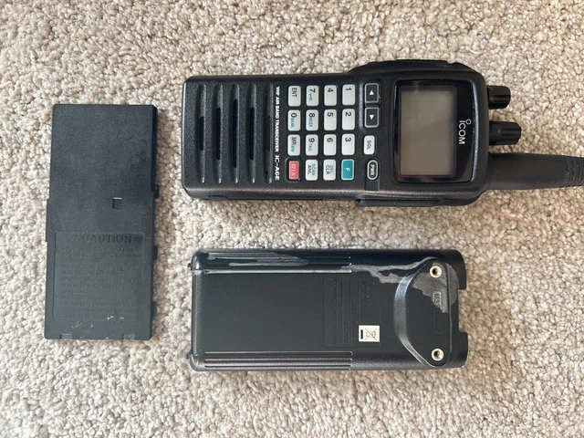 ICOM VHF AIR Band Transceiver IC-A6E 25 Khz £62.67 - PicClick UK