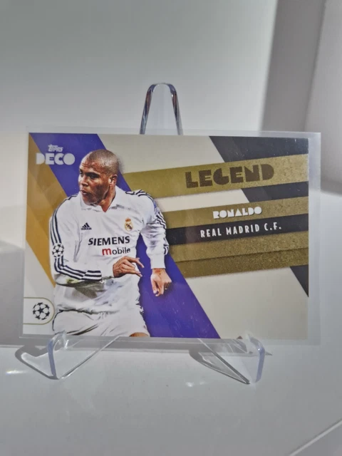 RONALDO NAZARIO 2022-23 Topps Deco Legend Insert Real Madrid R9 UCL £0. ...