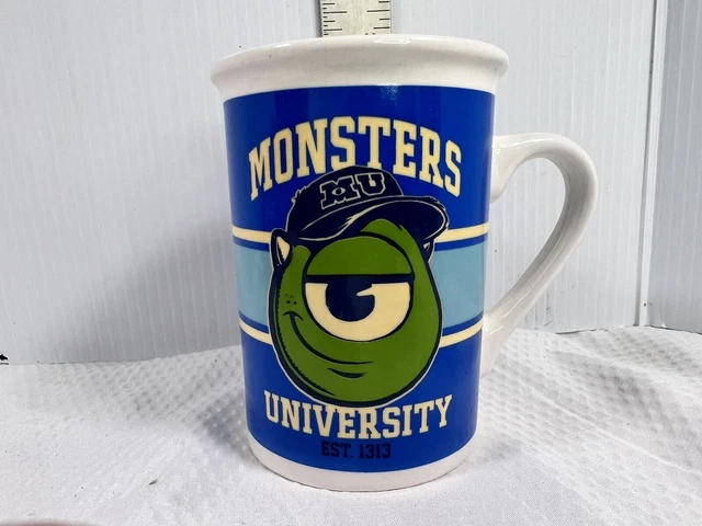 DISNEY PIXAR MONSTERS University Blue Coffee Tea Cup Mug Sulley Mike £9 ...