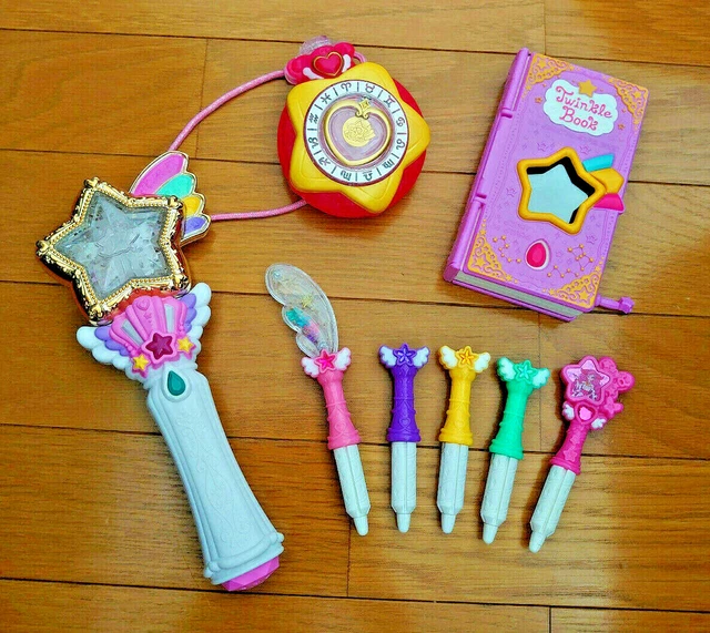 GLITTER FORCE STAR twinkle Precure Pretty Cure Toy Wand Color pendant ...
