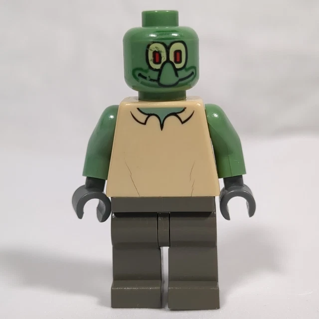 LEGO SPONGEBOB SQUAREPANTS SQUIDWARD Minifigure from set 3827 minifig ...