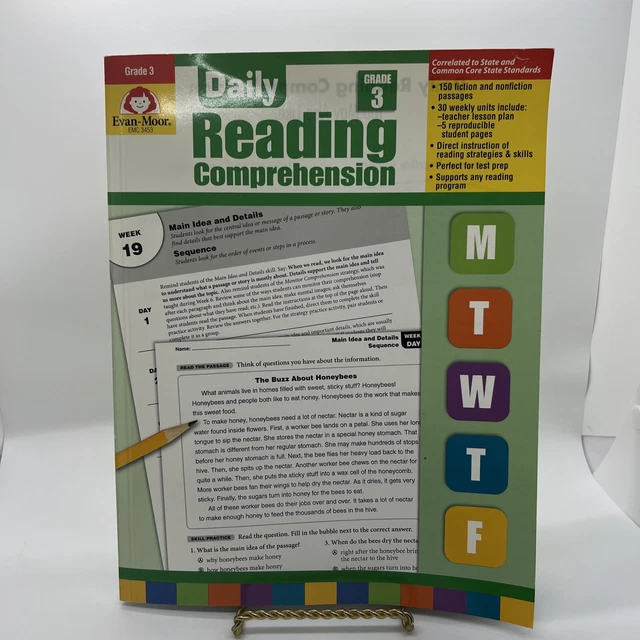 DAILY READING COMPREHENSION Ser.: Daily Reading Comprehension, Grade 3 ...