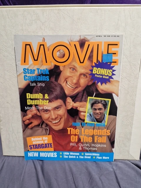 VINTAGE MOVIE MAGAZINE 1995 No2. Dumb And Dumber Bonus Poster Book ...