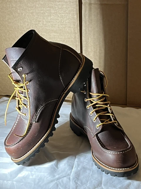 NEW RED WING Mens Heritage #8146 Roughneck in Briar Oil Slick Leather ...