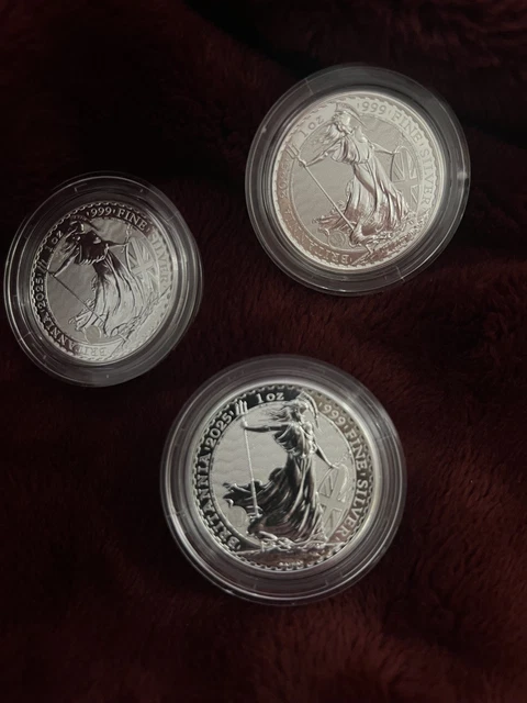 2025 - BRITISH Silver Britannia 1 oz .999 Fine Silver Coin IN STOCK ...