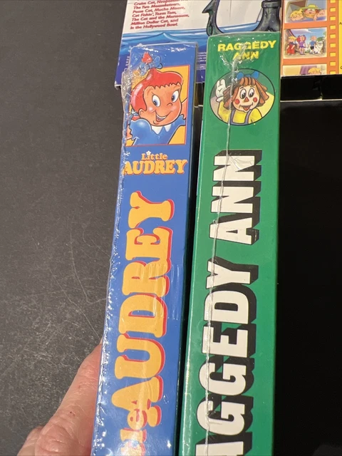 KIDS CARTOON VHS Mixed Lot/ 4 Dennis Menace Raggedy Ann Little Audrey ...