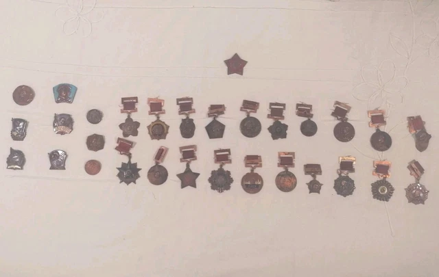 RARE CHINESE PLA Medal Set 1950s - 1960 Vietnam War + Korean War (Is As ...