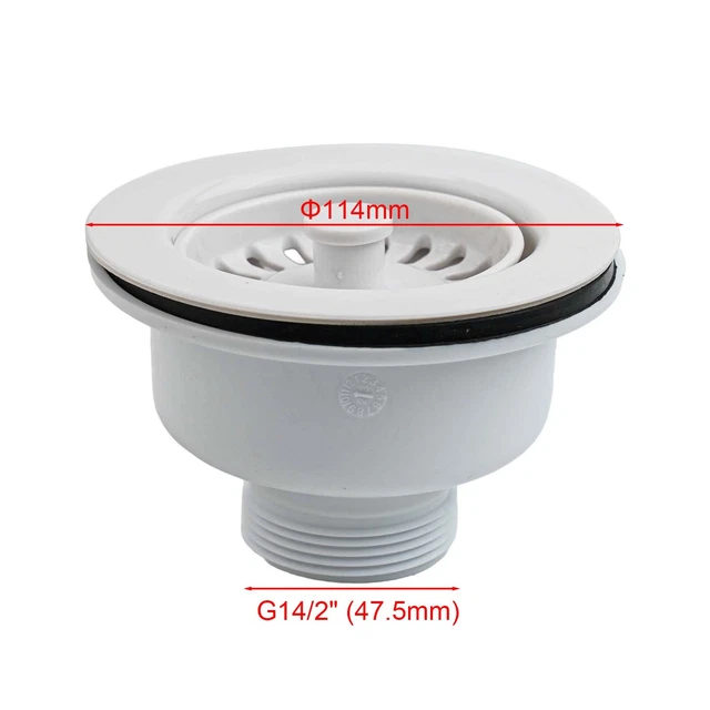 BRIDE PP EFFICACE 114 mm pour garder le drain évier propre mini crépine ...